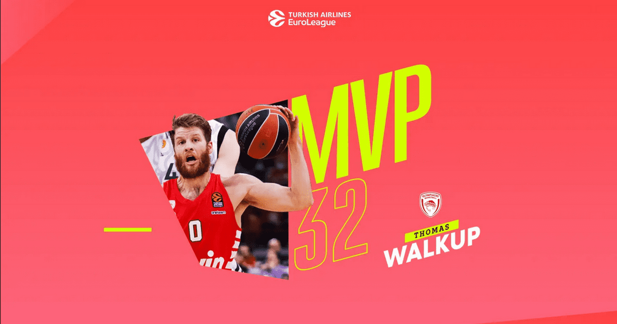 MVP της 32ης αγωνιστικής της Euroleague ο Γουόκαπ (pic, vid) – REDNEWS.gr