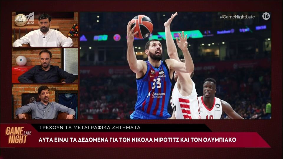 Αυτά είναι τα δεδομένα για τον Νίκολα Μίροτιτς και τον Ολυμπιακό ...